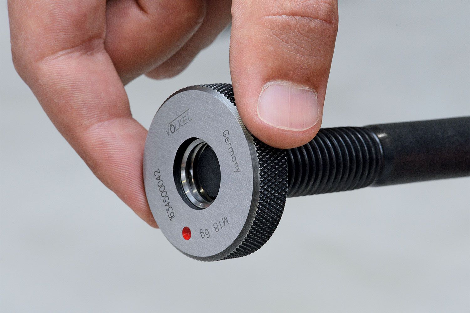 NO-GO Thread Ring Gauge M20 x 1,0 - 6g | VOELKEL SHOP