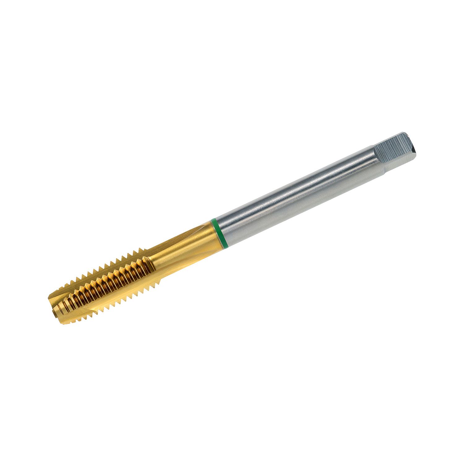 GREEN RING Machine taps DIN 371/376 Form B HSS-E PM TiN – M 16 x 2.0 ...